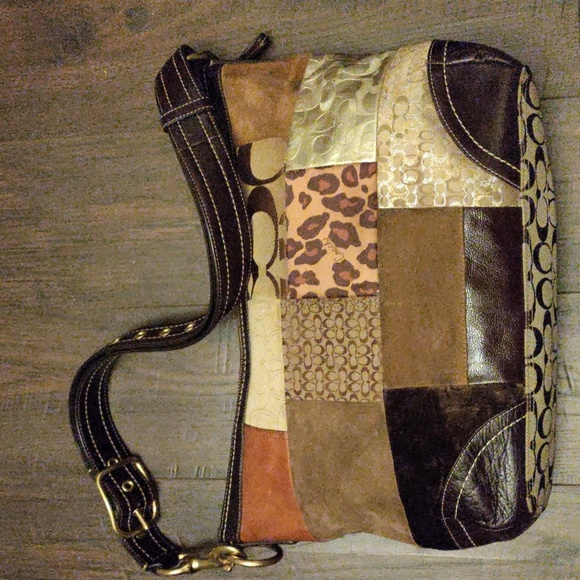 Coach | Bags | Coach Vintage Patchwork Colorblock Convertible Shoulder ...